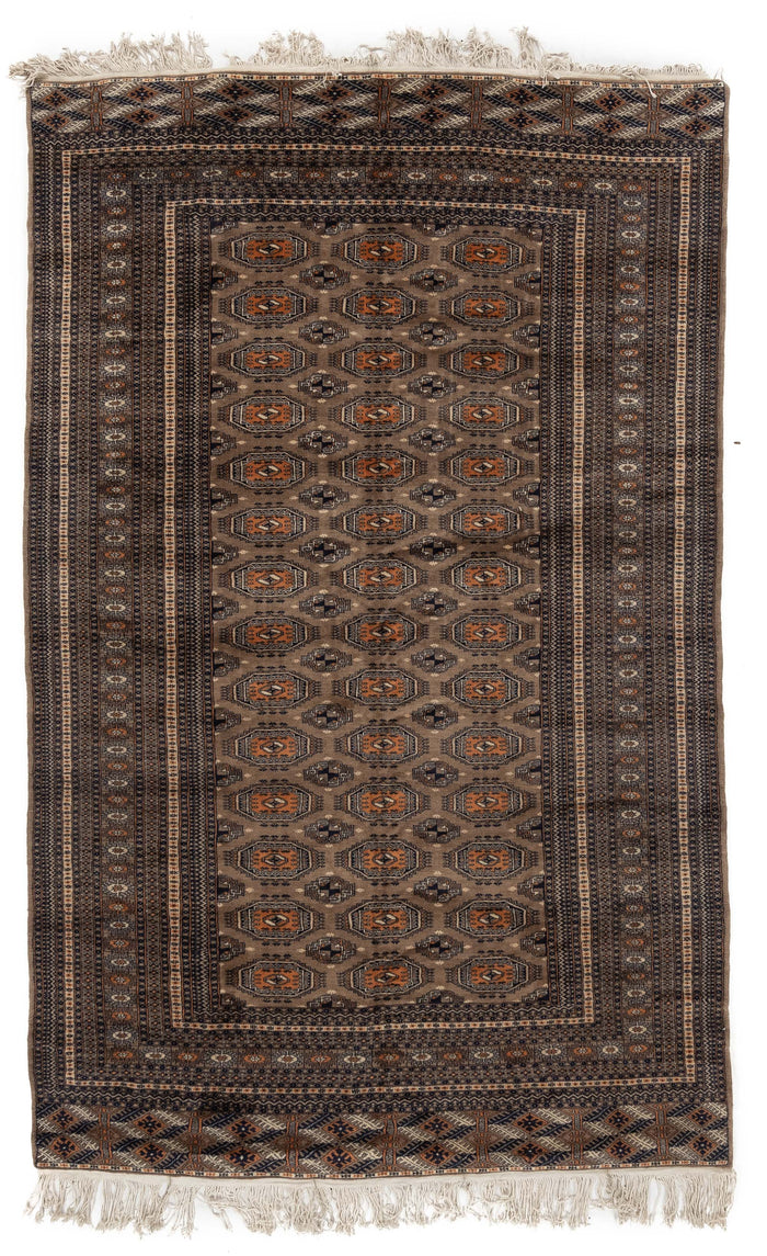 New Pakistani Bokhara Rug 5'4 x 8'4